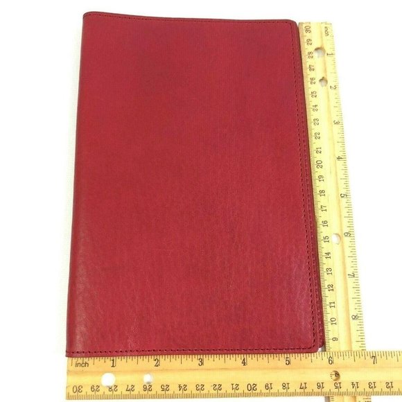 Shinola | Office | Shinola Red Leather Journal Cover 8pg Notebook And ...